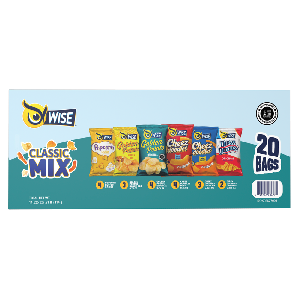 Classic Mix 20 Variety Pack — Wise Snacks