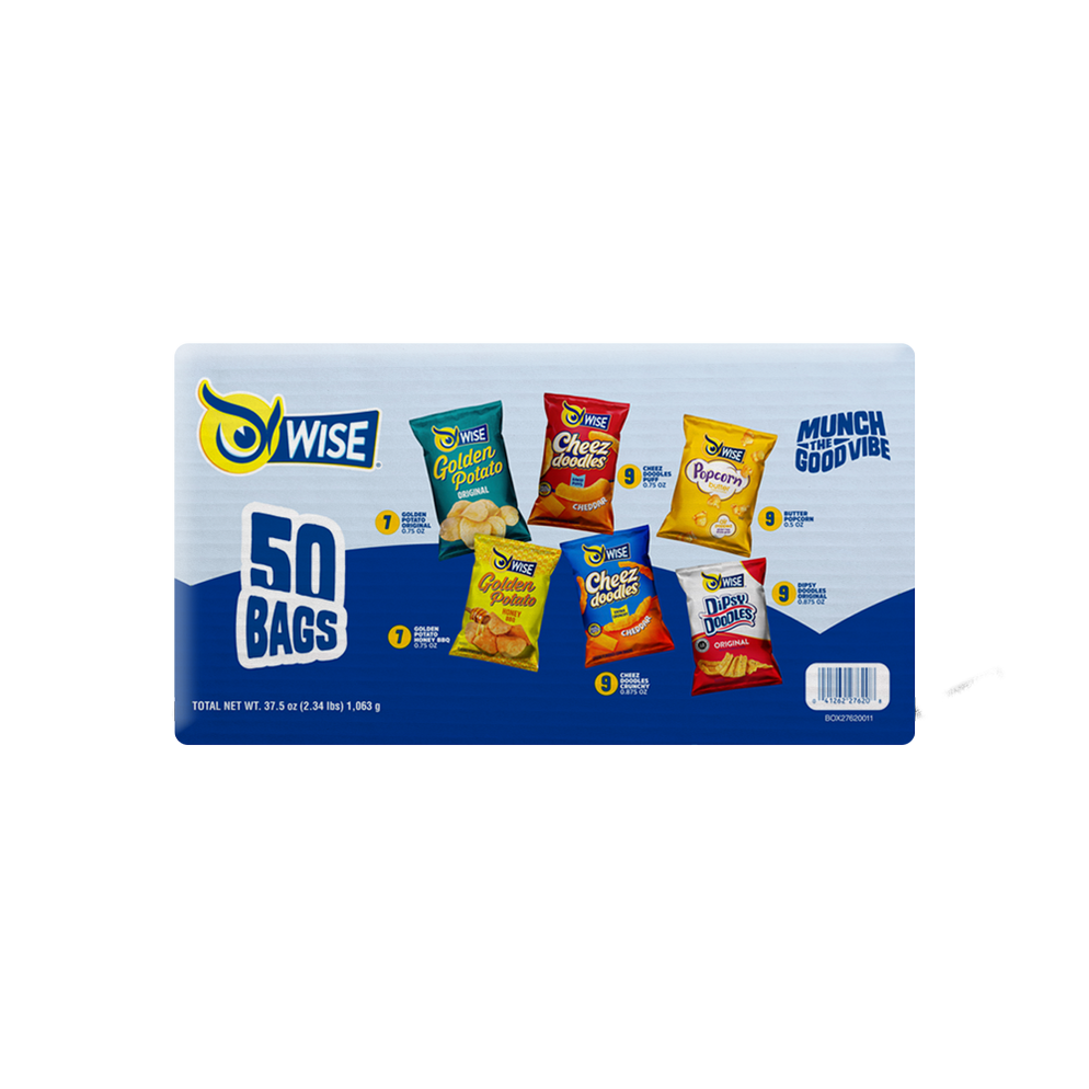 Grab & Snack 50 Variety Packs — Wise Snacks