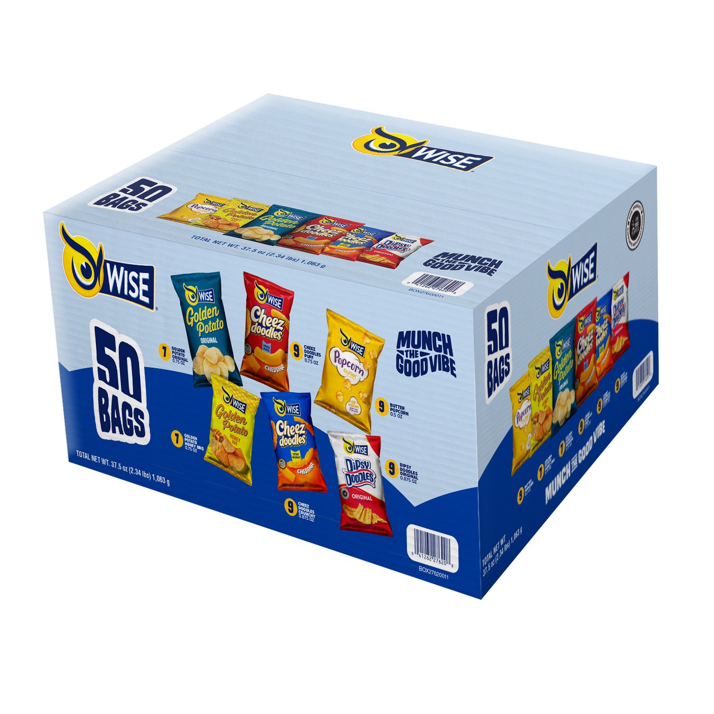 Grab & Snack 50 Variety Packs — Wise Snacks