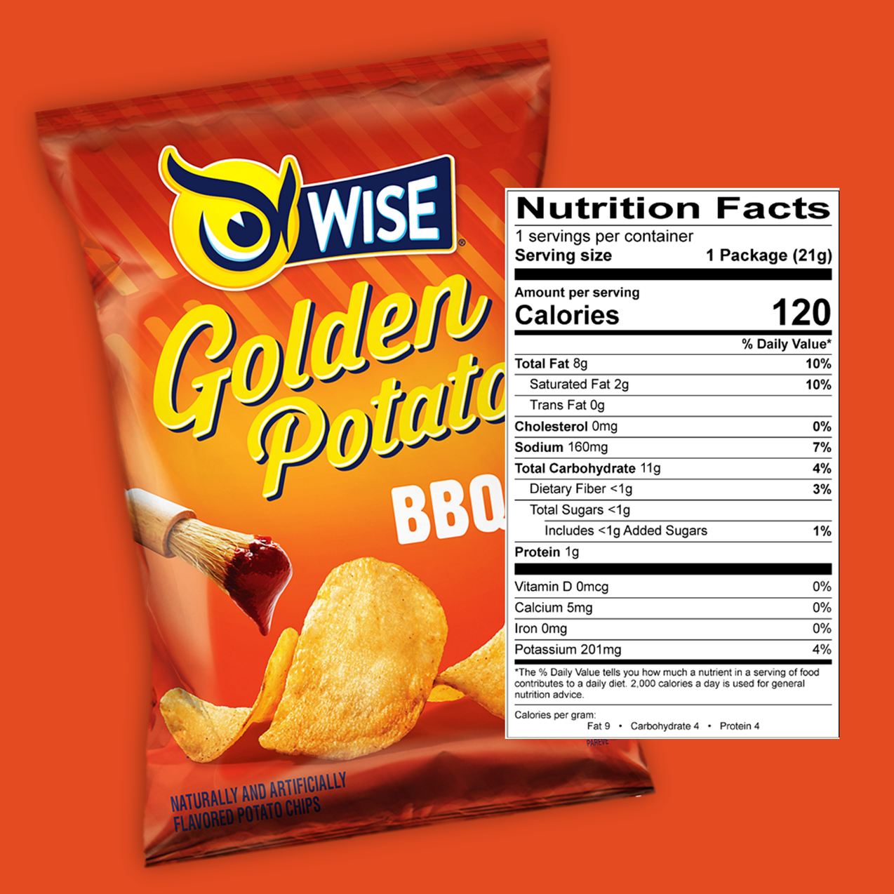 BBQ Potato Chips — Wise Snacks