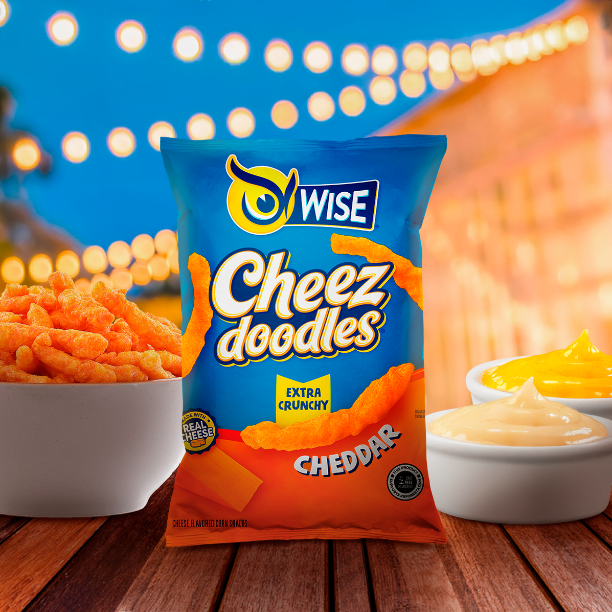 Extra Crunchy Cheddar Puffs — Wise Snacks