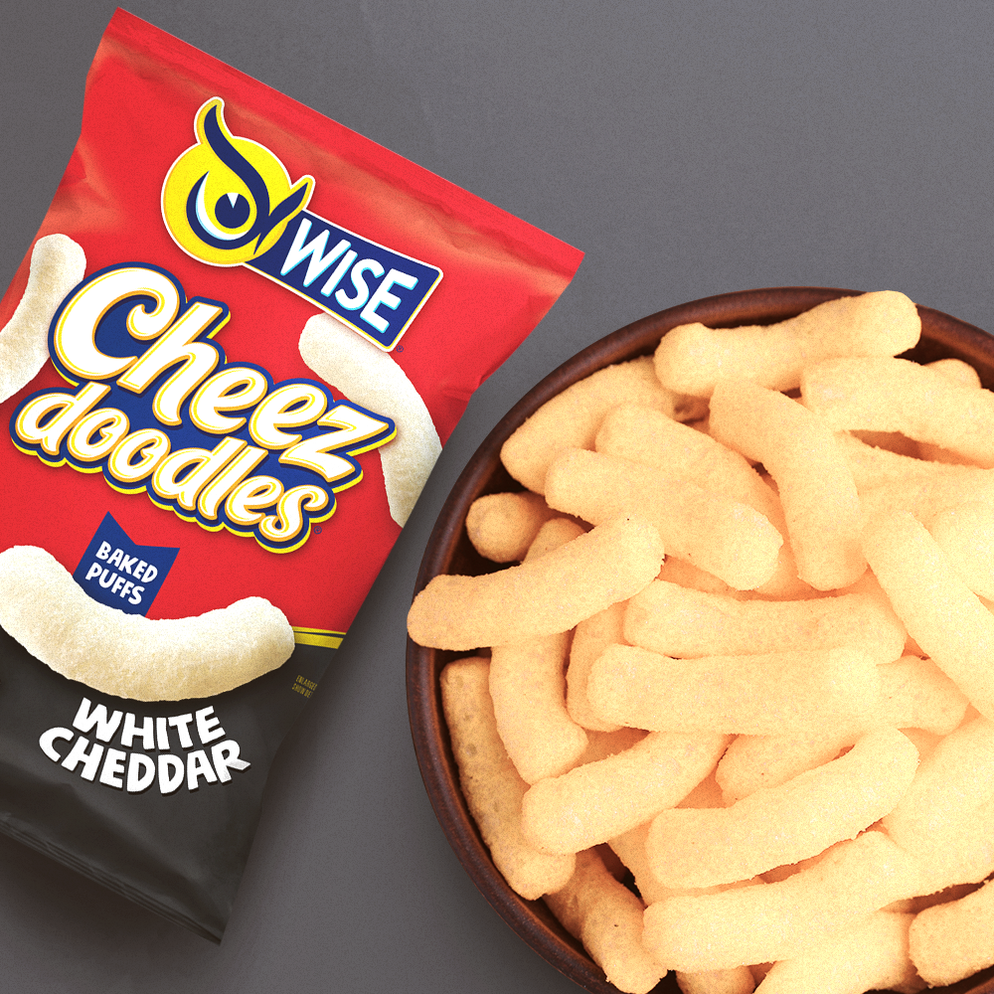 White Cheddar Baked Puff — Wise Snacks