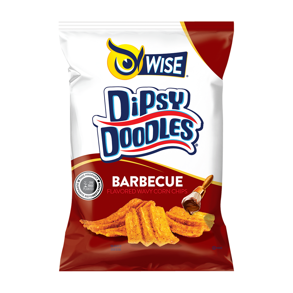BBQ Dipsy Doodles Wavy Corn Chips — Wise Snacks