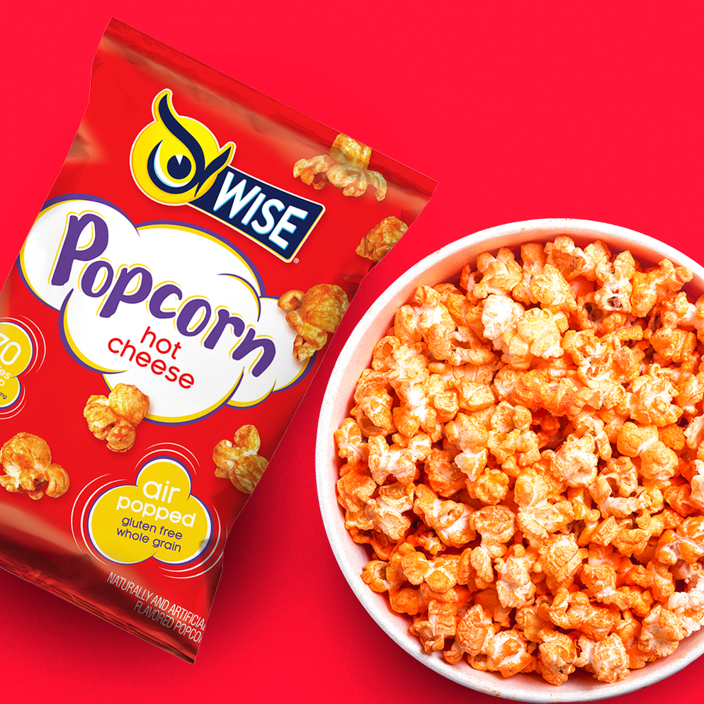 Hot Cheese Popcorn — Wise Snacks